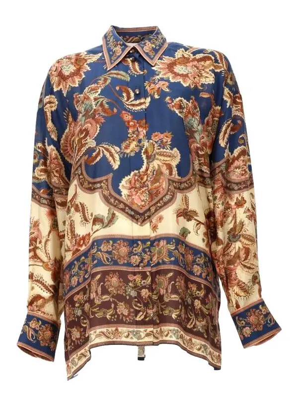Zimmermann Aster Silk Shirt - Multicolor