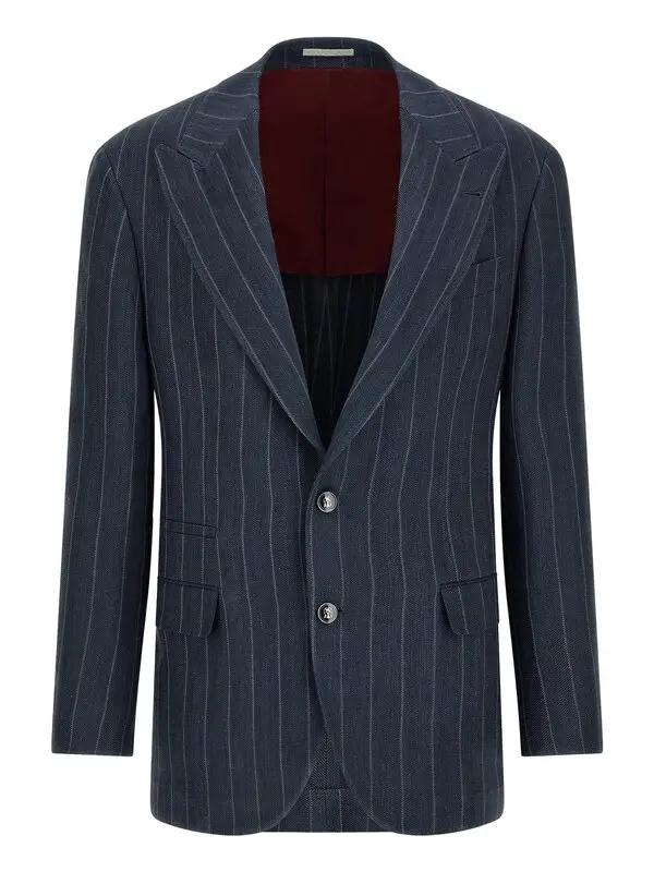 Brunello Cucinelli Tailor' Blazer - Blue