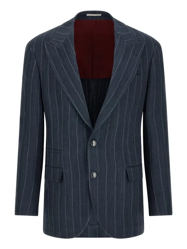 Brunello Cucinelli Tailor' Blazer - Blue