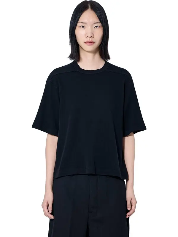 Rick Owens Cropped Brad T-shirt - Black