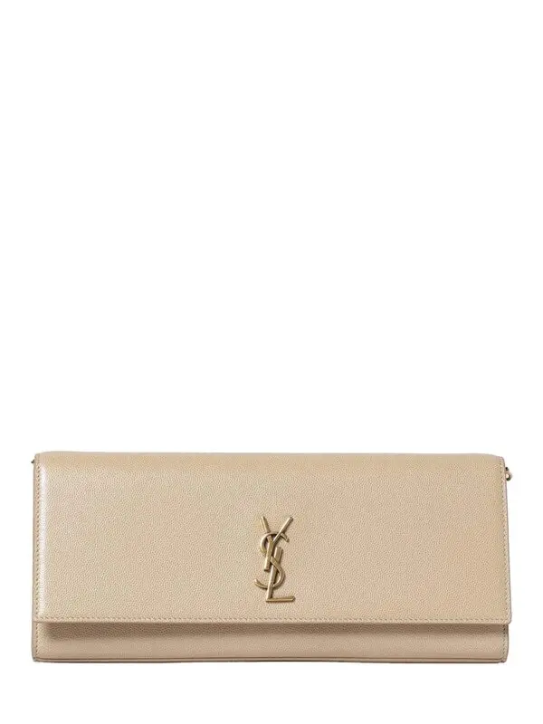 Saint Laurent Calf Leather Mini Bag - Cream