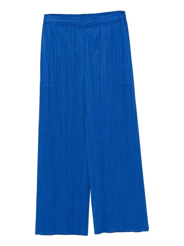 Issey Miyake Pleated Wide-leg Trousers - Multicolor