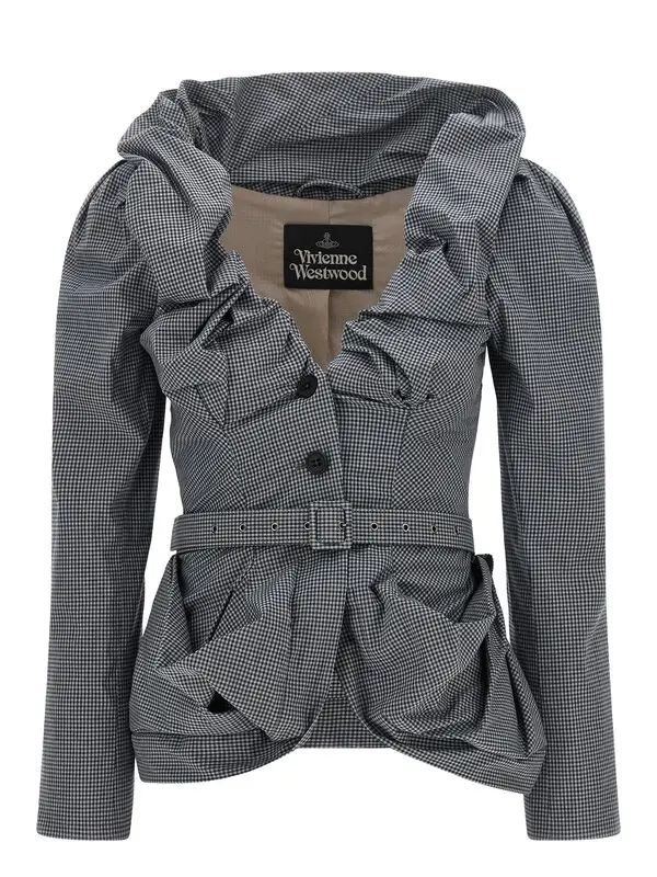 VIVIENNE WESTWOOD Kendall Single-breasted Blazer - Gray