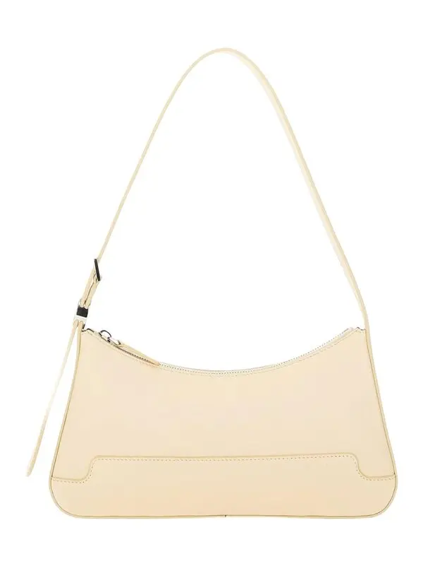 Marni Leather Shoulder Bag - Cream