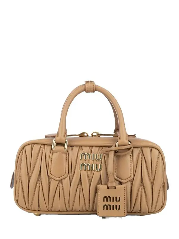 Miu Miu Quilted Leather Handbag - Multicolor