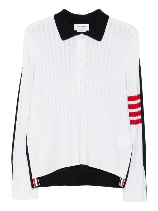 Thom Browne Polo Shirts - White