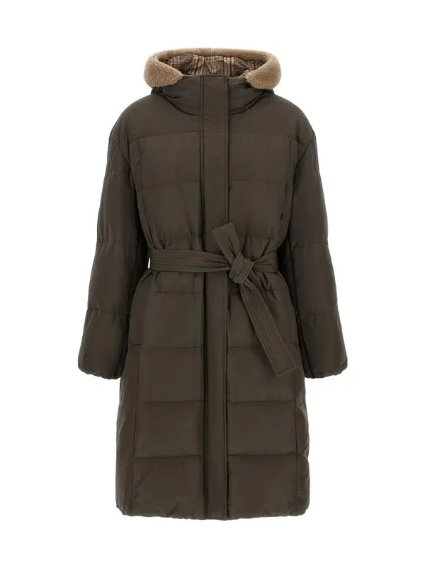 Brunello Cucinelli Long Down Jacket - Multicolor