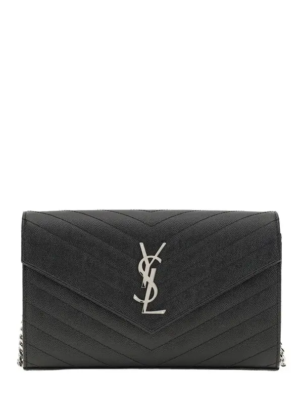 Saint Laurent Chain Wallet - Black