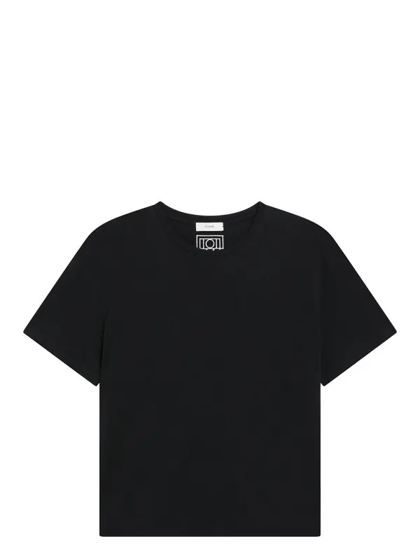 TOTEME Classic T-shirt In Organic Cotton Jersey - Black