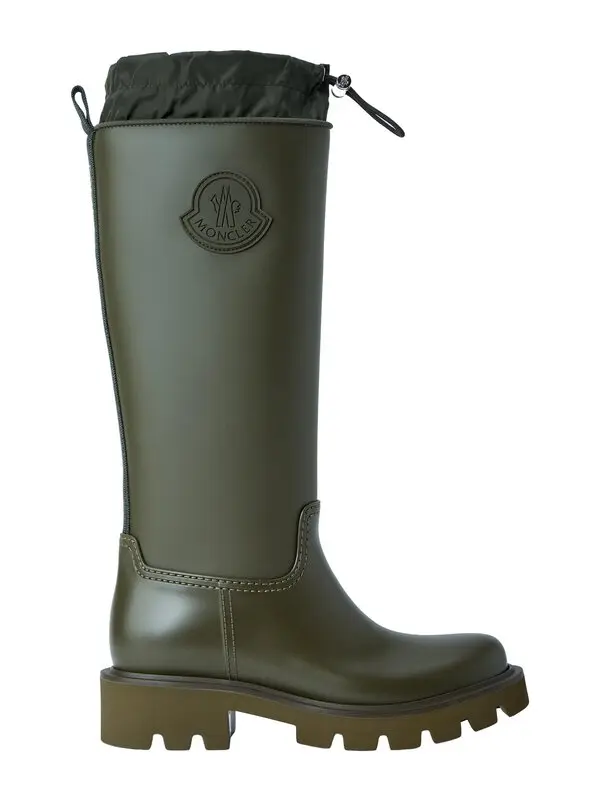 Moncler Kickstream High Rain Boots - Green