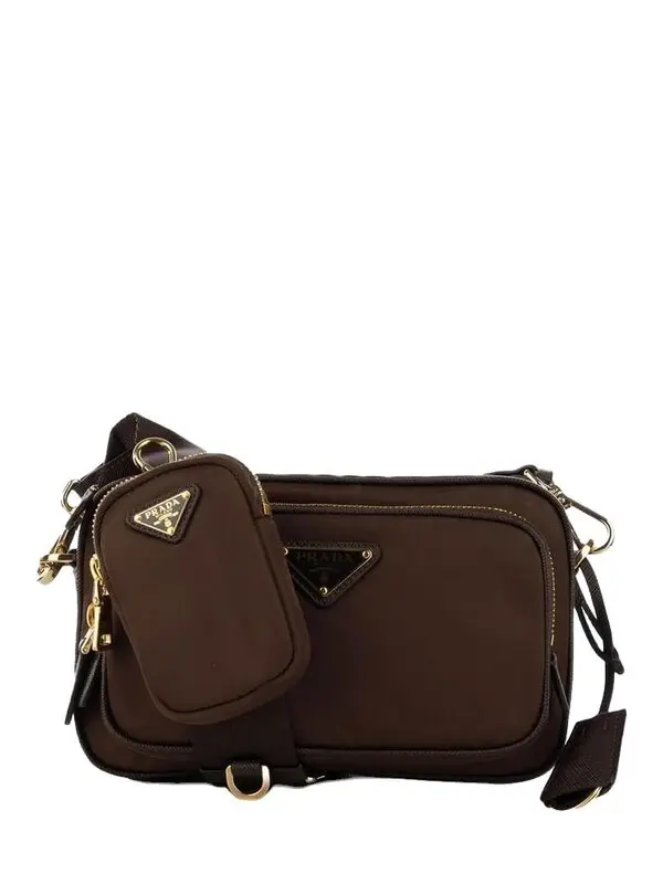 Prada Cross Body Bag - Brown