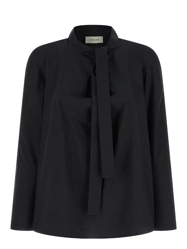 LEMAIRE Ascot Blouse - Black