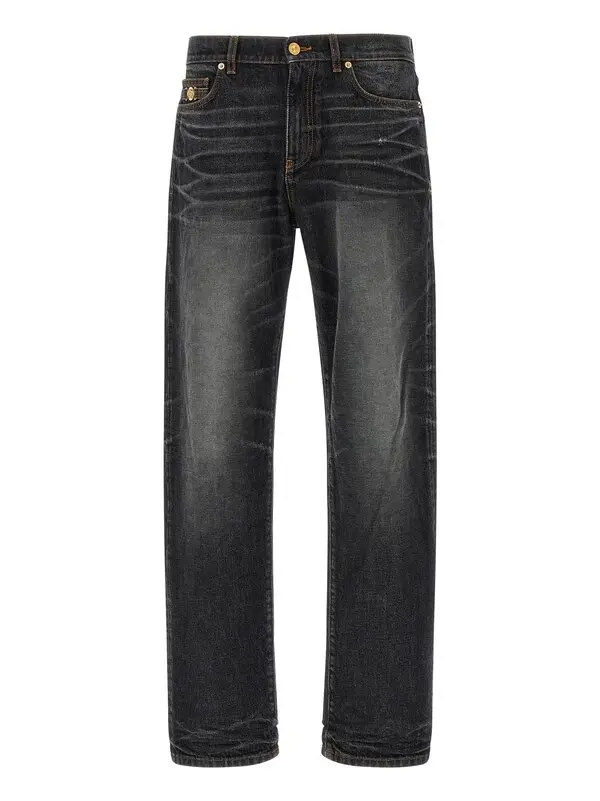 Versace Medusa Biggie' Jeans - Black
