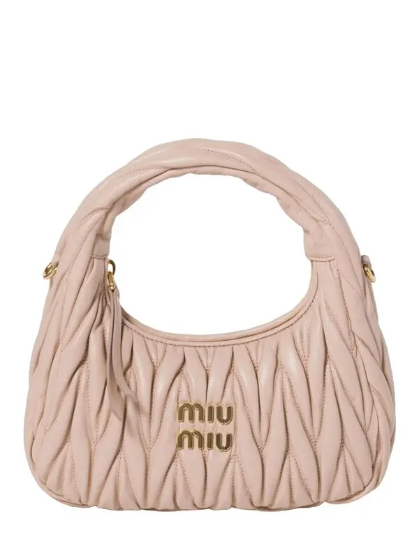 Miu Miu Wander Small Leather Hobo Bag - Multicolor