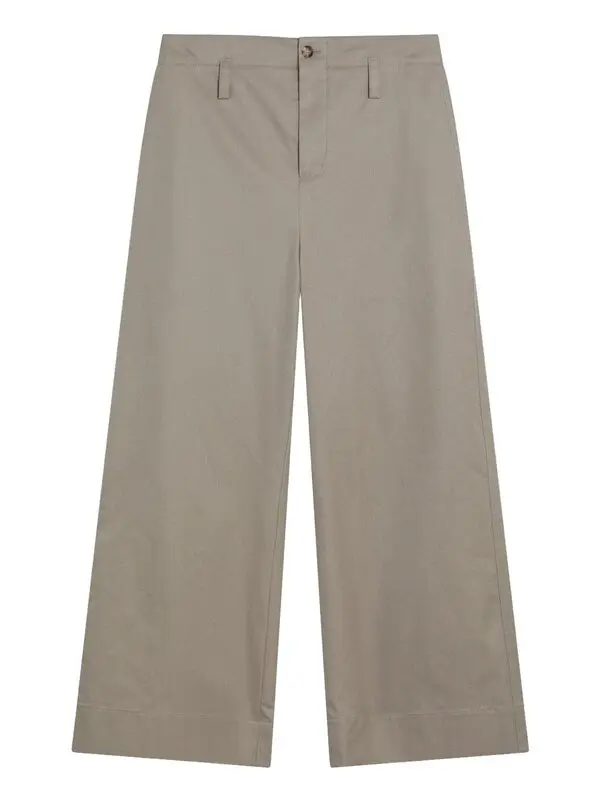 Alexander McQueen Beige Cotton Gabardine Chino Pants - Cream