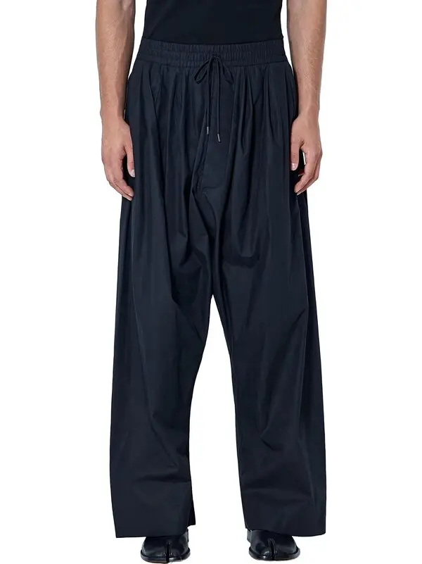 VIVIENNE WESTWOOD Wide-leg Drawstring Trousers - Black