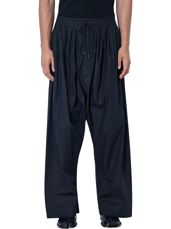 VIVIENNE WESTWOOD Wide-leg Drawstring Trousers - Black