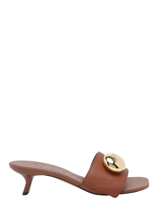 Loewe Pebble Pump Sandals - Gold