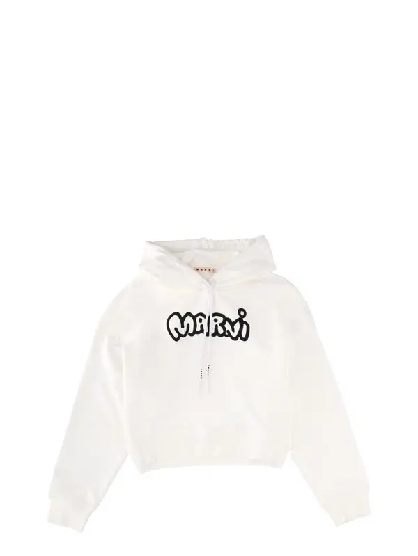 Marni Logo Sweatshirt - White