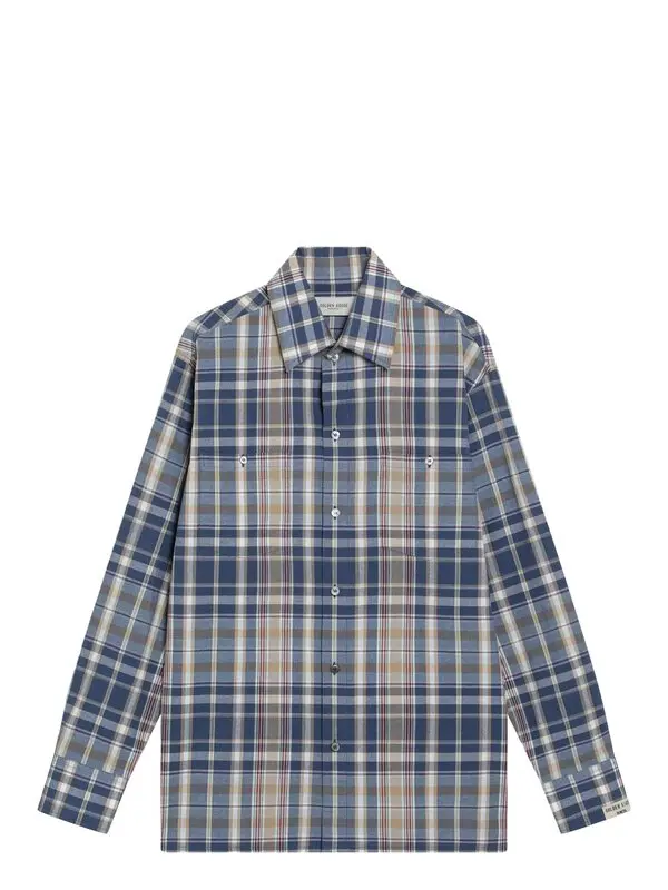 GOLDEN GOOSE Cotton Checked Shirt - Multicolor