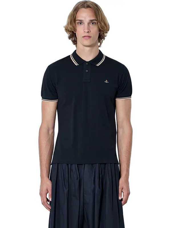 VIVIENNE WESTWOOD Classic Polo Shirt - Black