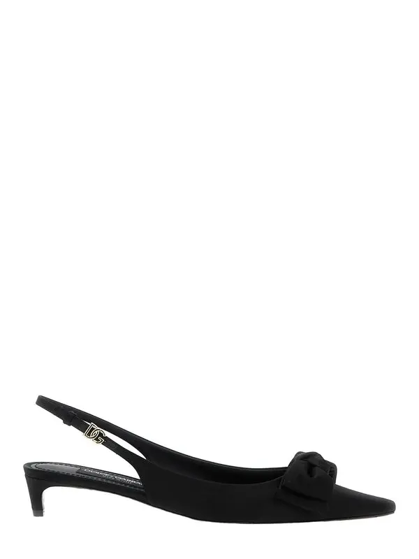 Dolce & Gabbana Mun' Slingback - Black