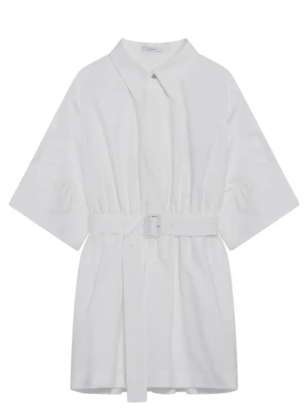 Givenchy Poplin Mini Chemisier Dress - White