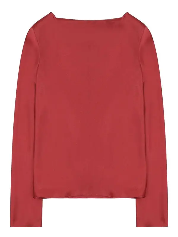 Alberta Ferretti Silk Blend Blouse - Pink
