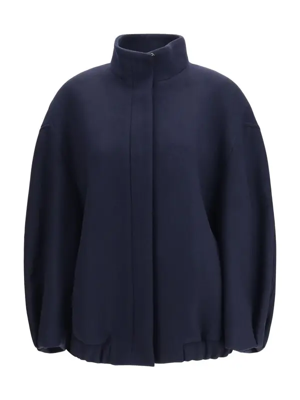 Dries Van Noten Oversized Pleated Jacket - Blue