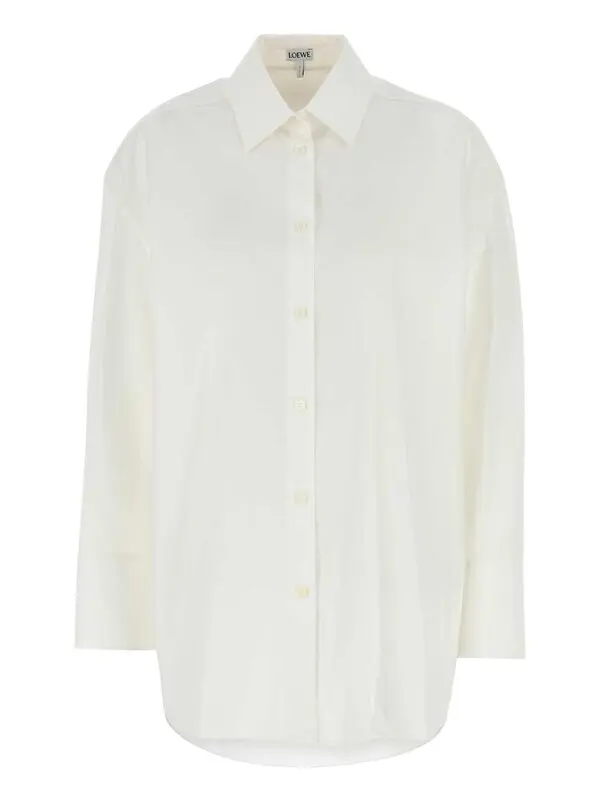 Loewe Poplin Oversize Shirt - White