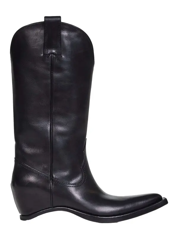 MAISON MARGIELA Heel-less Western Boots - Multicolor