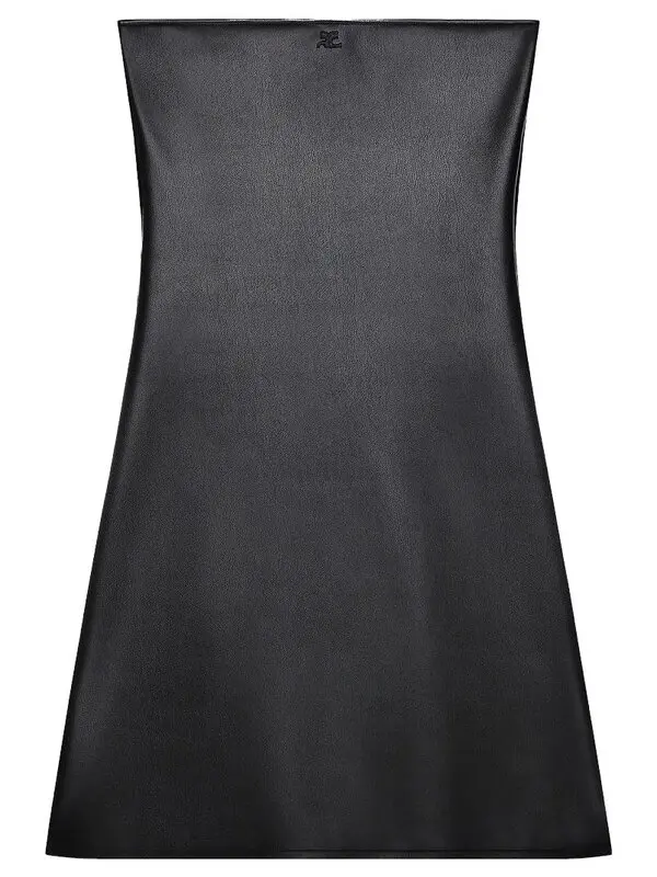 COURREGES Mini Bustier Lingerie Dress - Black