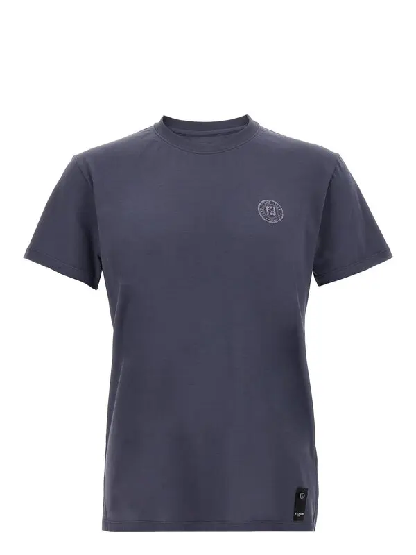 Fendi Postcards' T-shirt - Blue