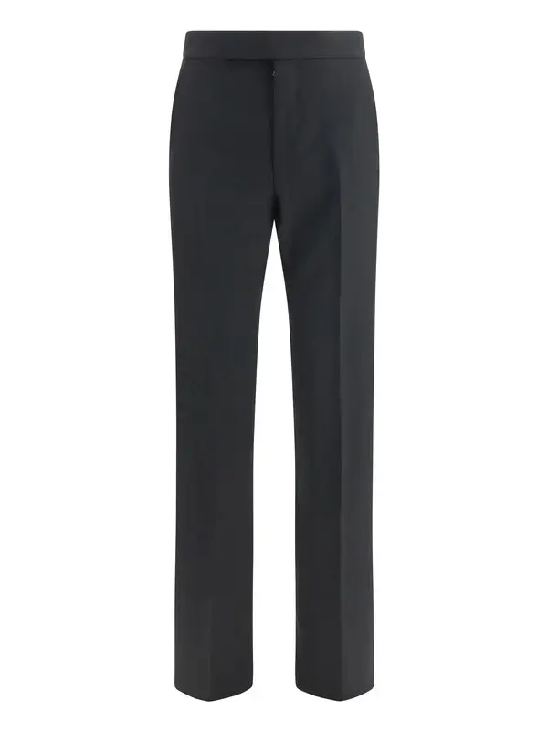 TOM FORD Tailored Pants With Front Pleats - Black