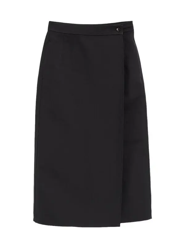 Bottega Veneta Cotton Midi Skirt - Multicolor