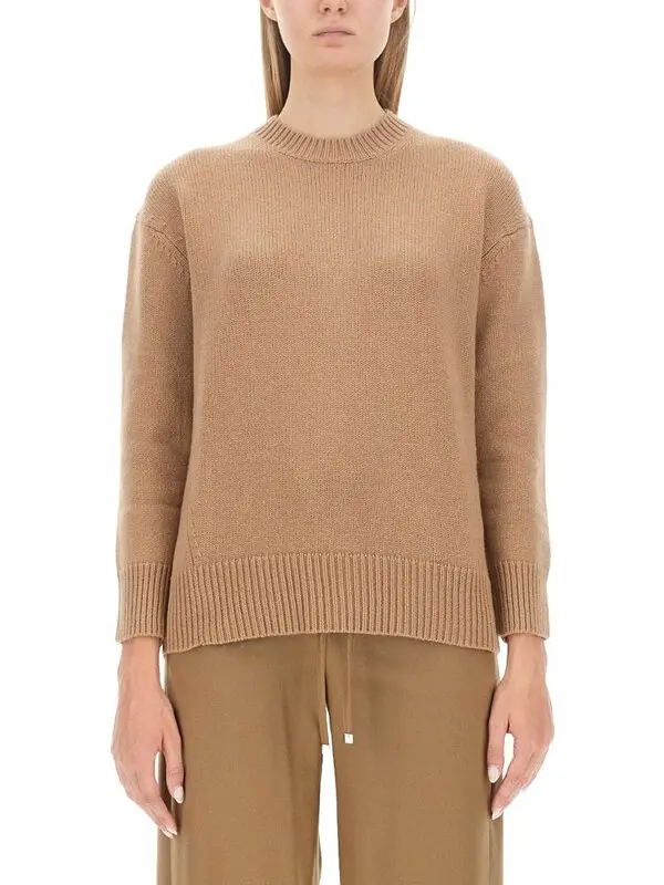 Max Mara Ireland Wool And Cashmere Sweater - Cream