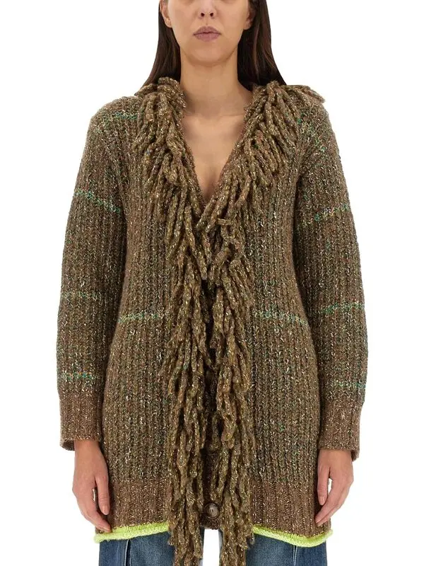 Stella McCartney Wool Blend Cardigan - Multicolor