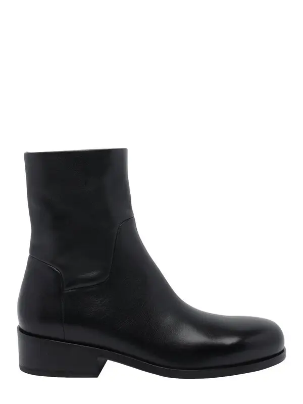 Marsèll Gnocco Leather Ankle Boots - Black