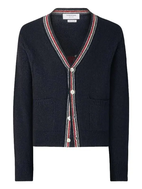 Thom Browne Hector Motif Cardigan - Blue