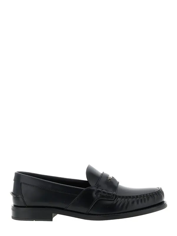 Prada Leather Loafers - Black
