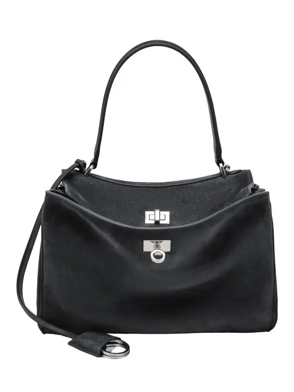 Balenciaga Rodeo Small Bag In Calf Leather - Gray