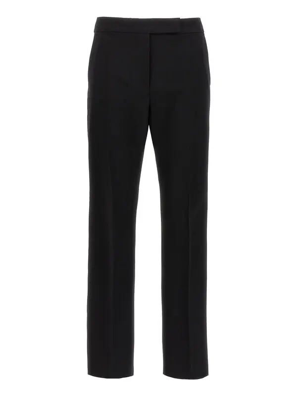 Max Mara Rino Wool Blend Trousers - Black