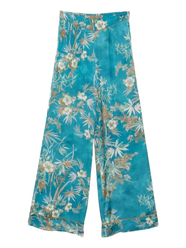 FORTE_FORTE Trousers Palazzo Pants - Blue