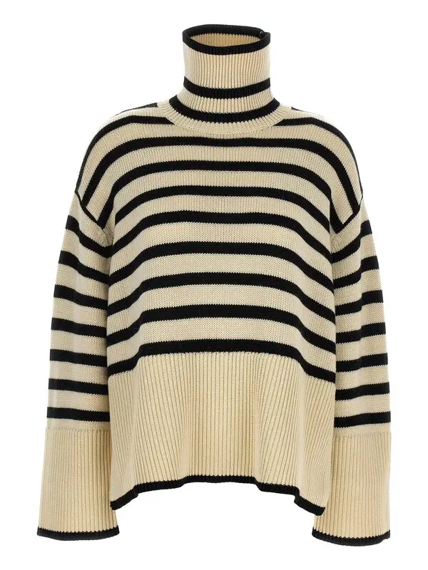 TOTEME Signature Stripe Wool Sweater - Multicolor