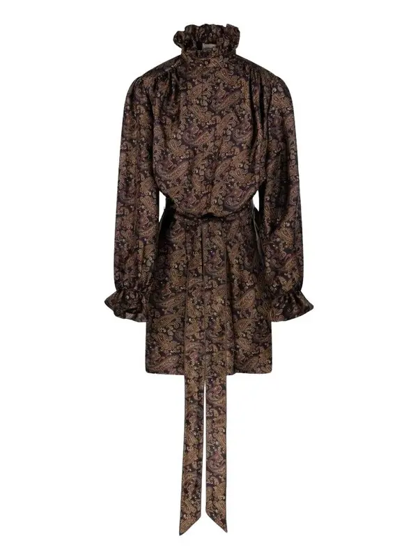 Saint Laurent Silk Paisley Blouse - Multicolor