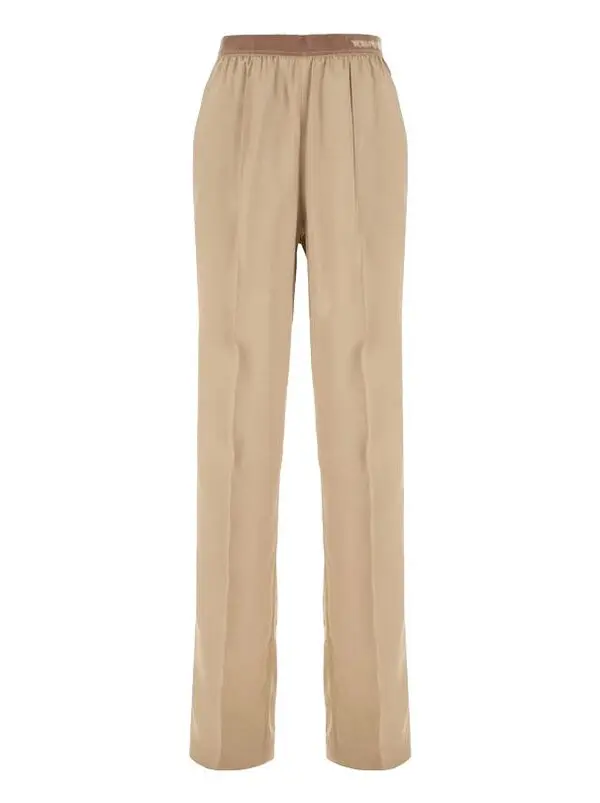 TOM FORD Straight Trousers - Cream