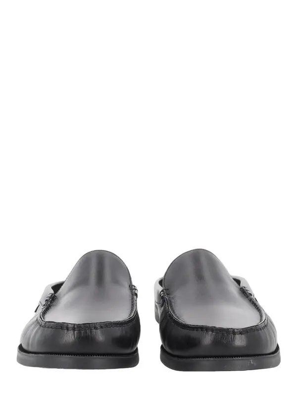 Paraboot Leather Slip-on Moccasins - Black