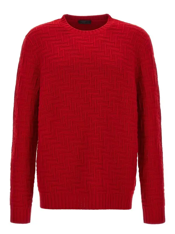 Prada Crew Neck Sweater - Red