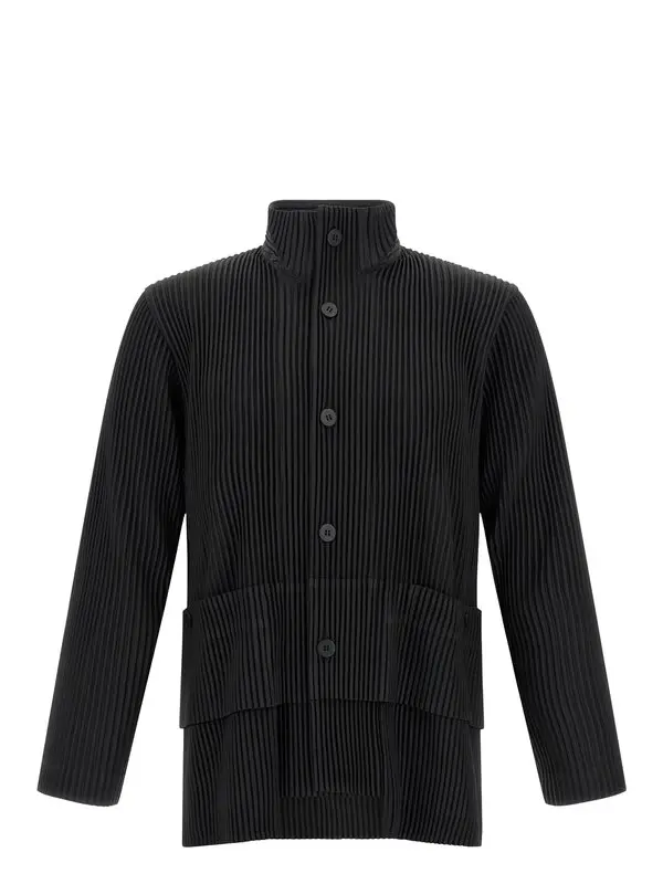 Issey Miyake Multi-pocket' Jacket - Gray