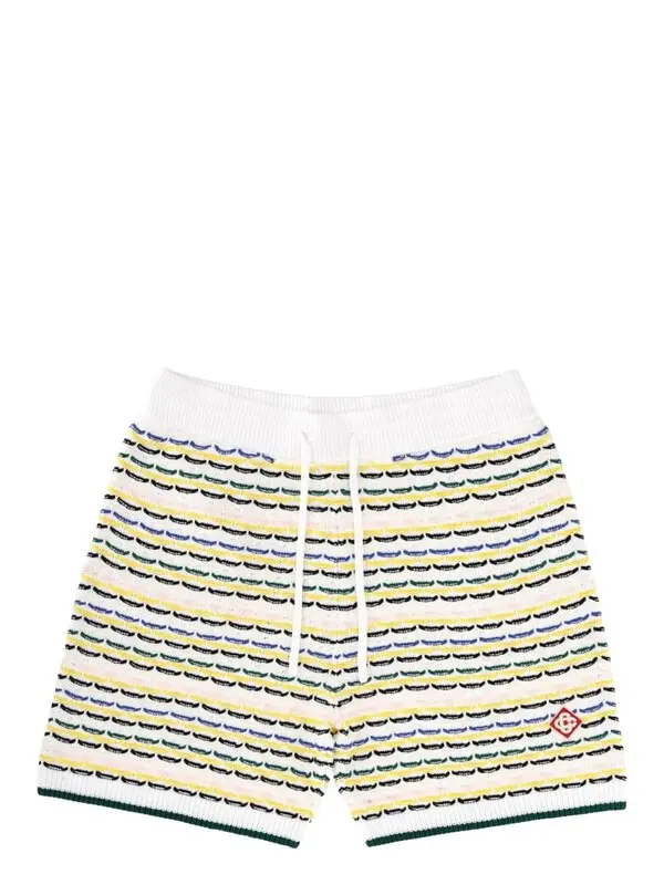 Casablanca Knitted Shorts - Multicolor